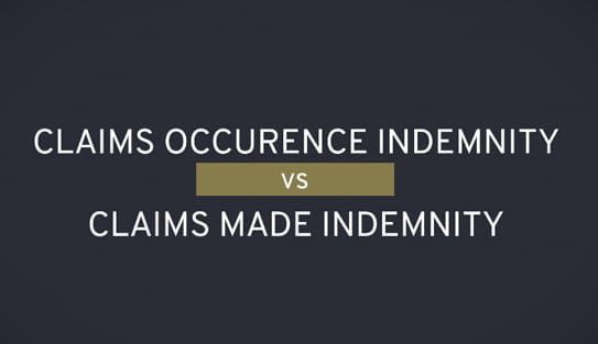 Claims Occurrence vs Claims Made - Medical Indemnity Insurance